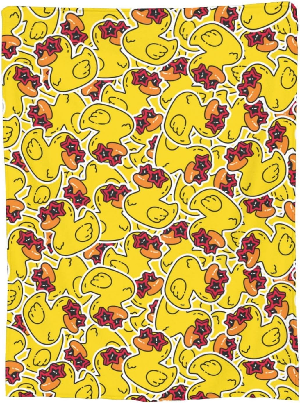 Rubber Duck Blanket Gifts for Kids Adults Soft Warm Lightweight Cozy ...