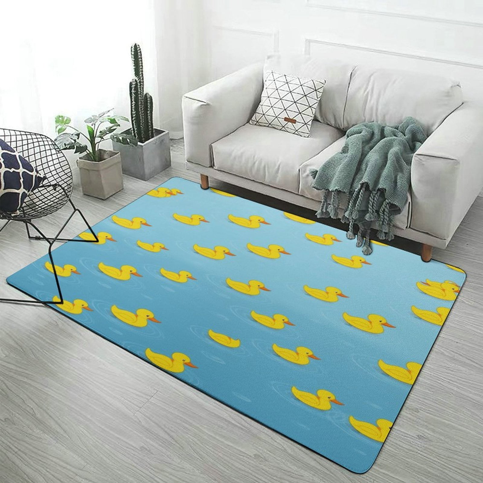 Rubber Duck Carpet Large Size Living Room American Style Rugs Ration ...