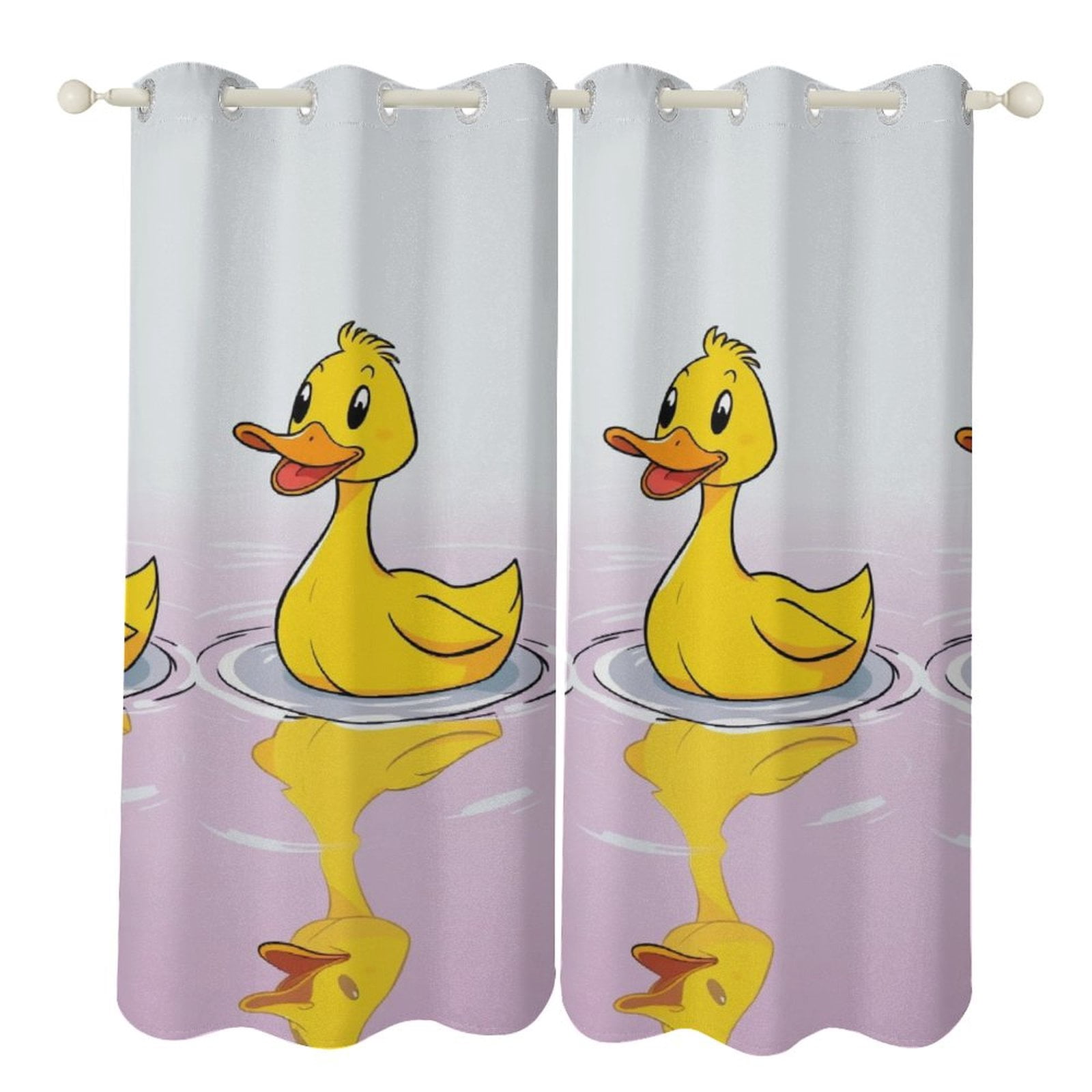 Rubber Duck Curtain for Living Room Bedroom Set Design High Quality ...