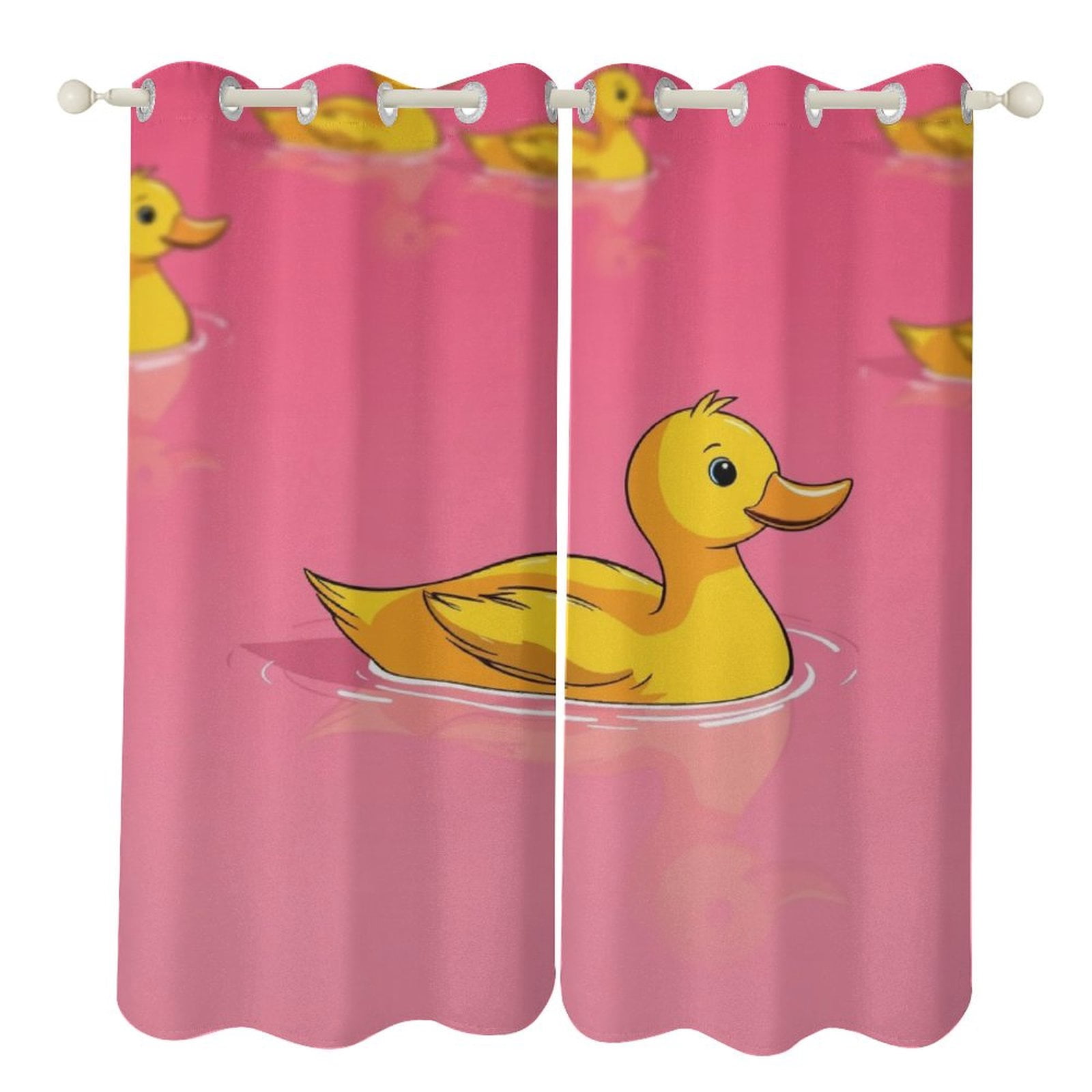 Rubber Duck Curtains for Bedroom Living Room Drapes Kitchen Children's ...