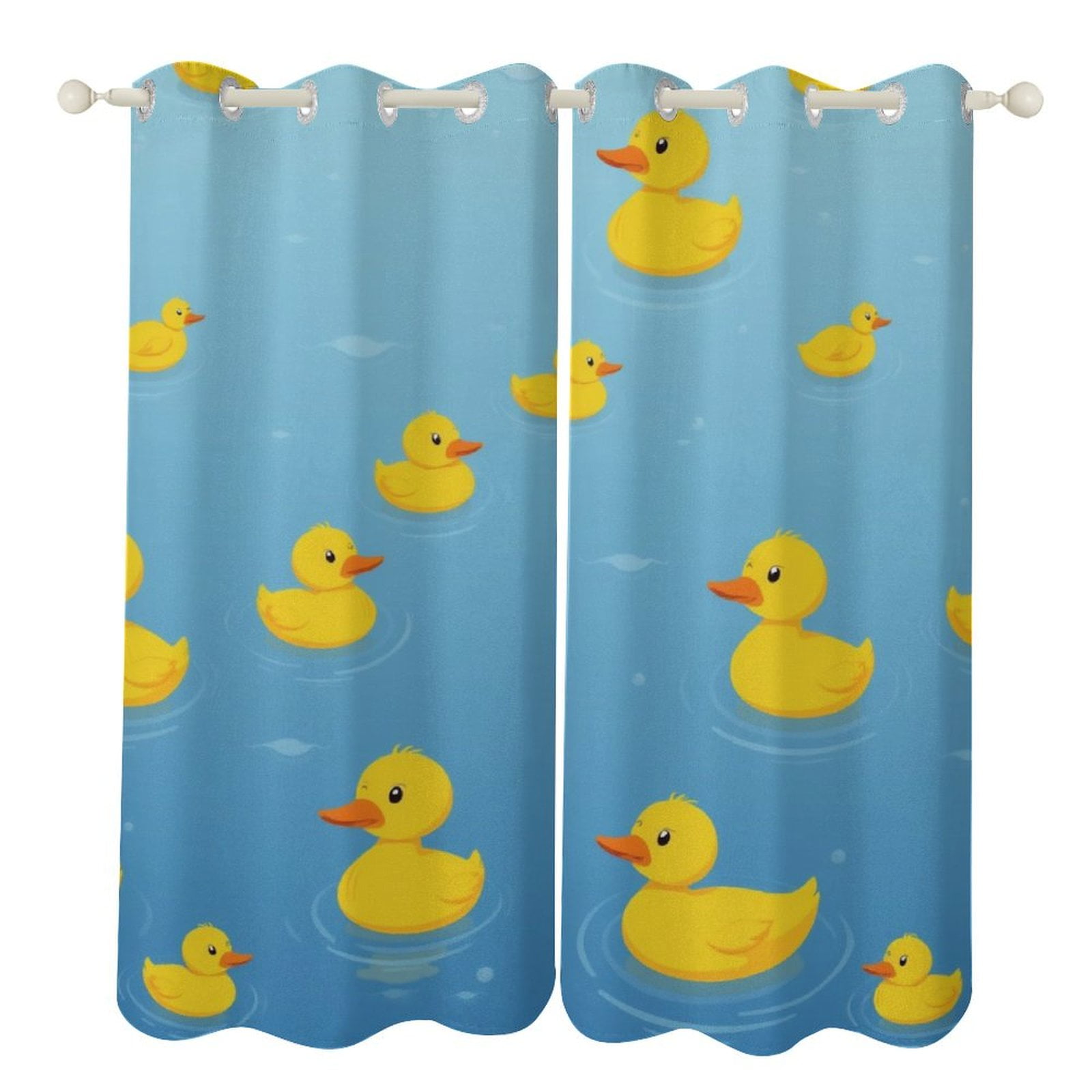 Rubber Duck Curtains for Bedroom Living Room Drapes Kitchen Children's ...