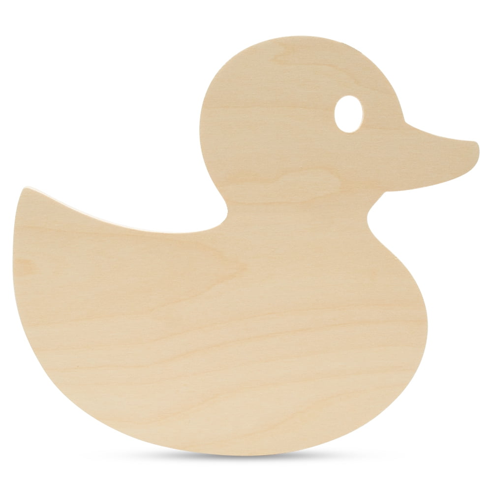 Rubber Duck Cutouts 11-inch, Pack of 50 Wood Door Hanger Blanks, Wooden ...
