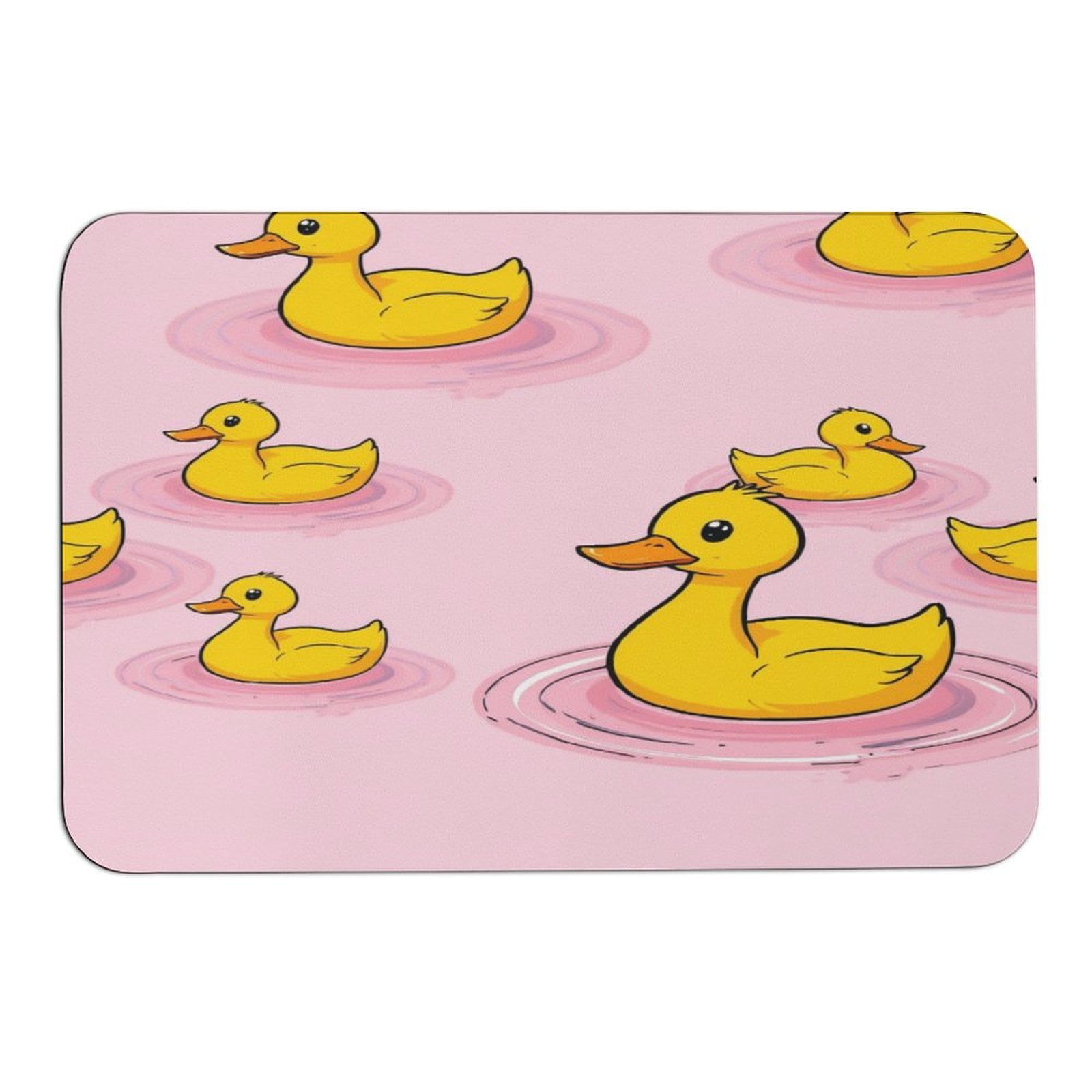 Rubber Duck Decorative Anti-slip Absorb Water Bath Carpet Bathroom ...