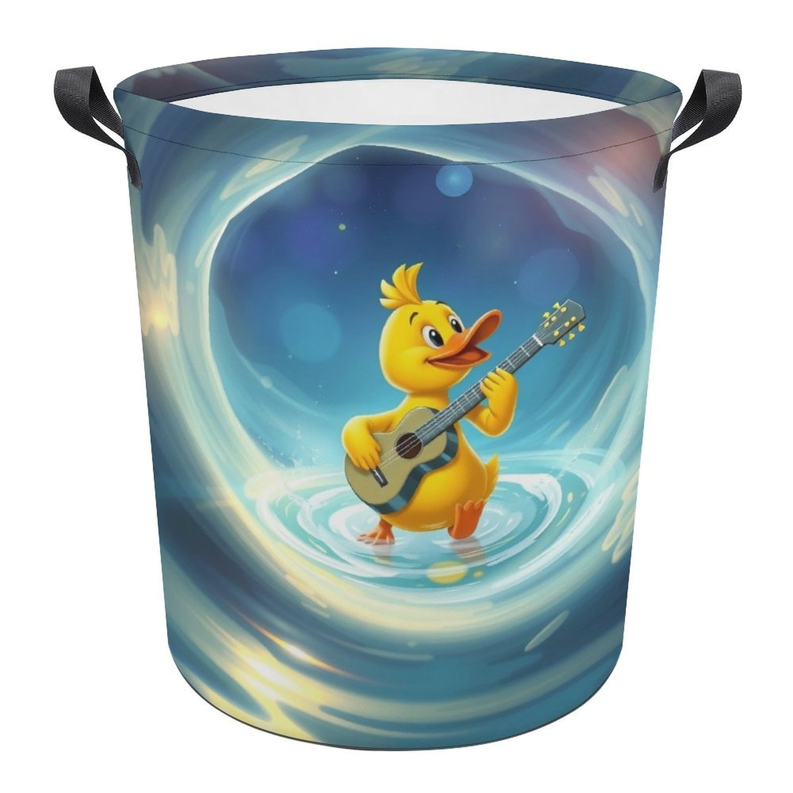 Rubber Duck Folding Laundry Basket Storage Bin Large Hamper Collapsible ...