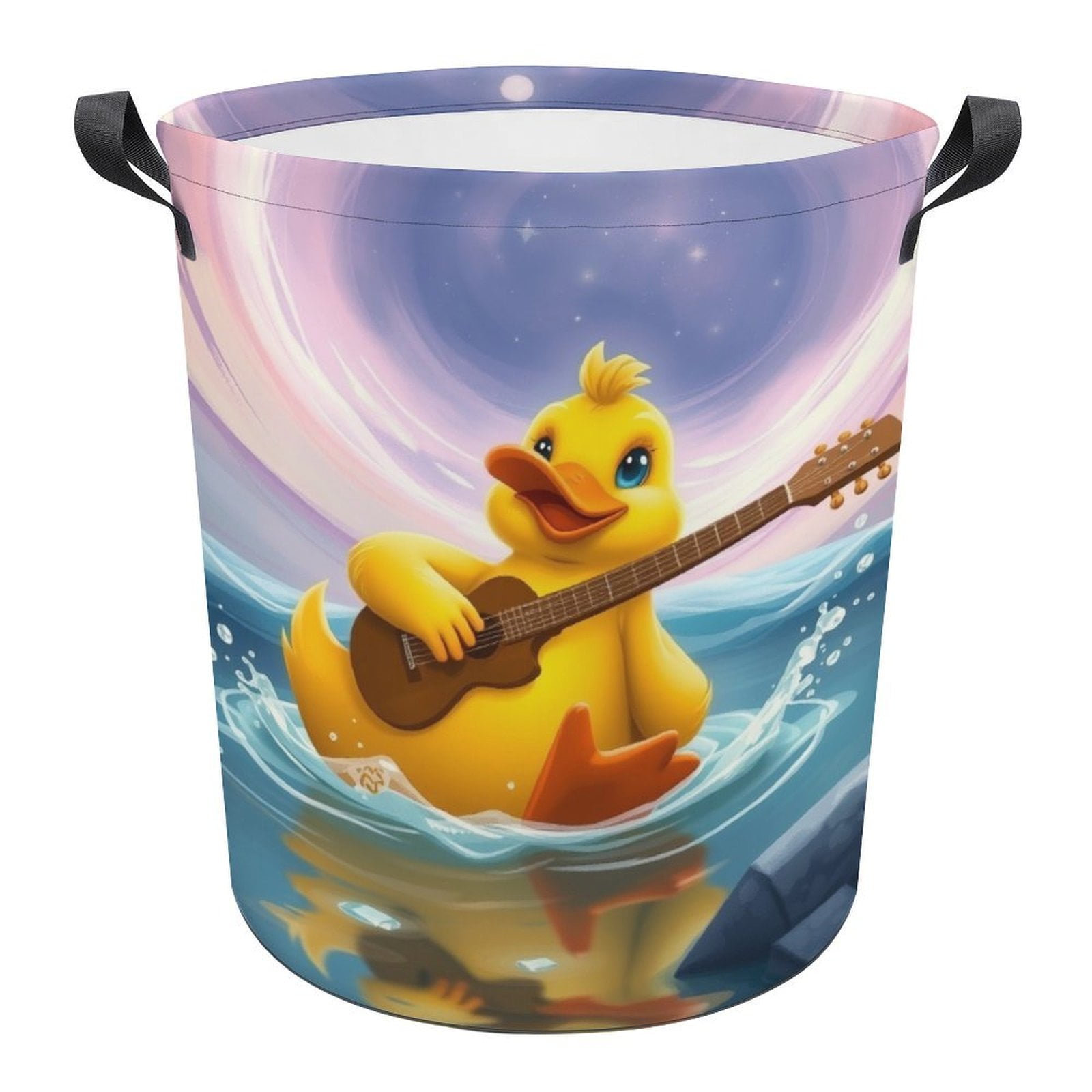 Rubber Duck Laundry Basket Collapsible Clothing Hamper Toys Organizer ...