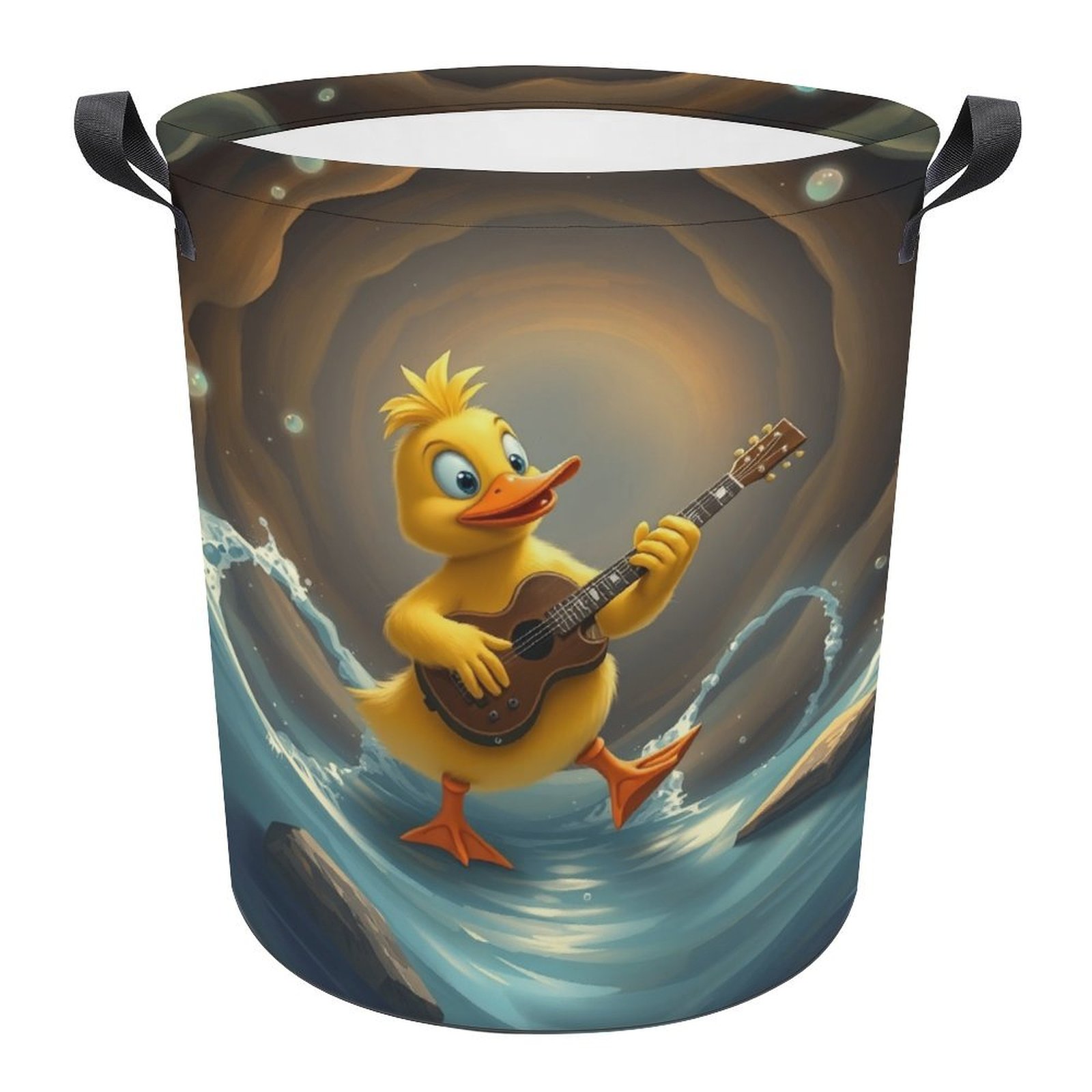Rubber Duck Laundry Basket Foldable Clothes Toy Hamper Storage Bin for ...