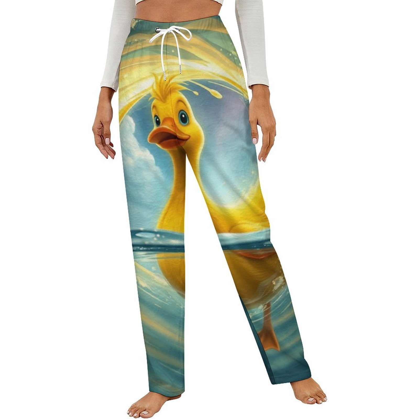 Rubber Duck Pajamas Pants Women's Pajama Pants Home Sleepwear Trousers ...