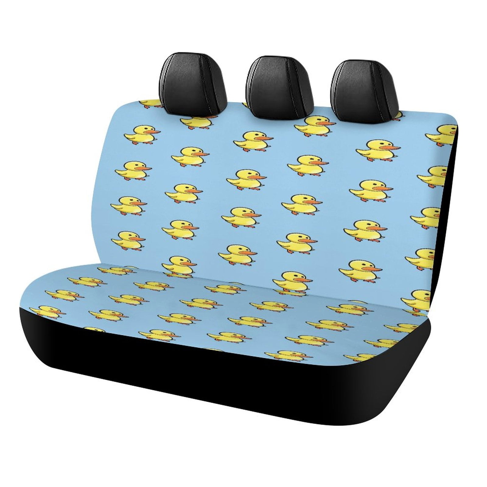 Rubber Duck Pattern(1)-3 Rear Seat Covers, Car Backseat Protector ...