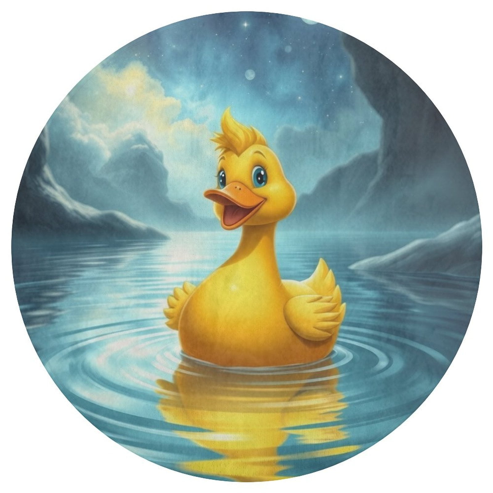 Rubber Duck Round Carpet Living Room Carpet Modern And Stylish Living ...