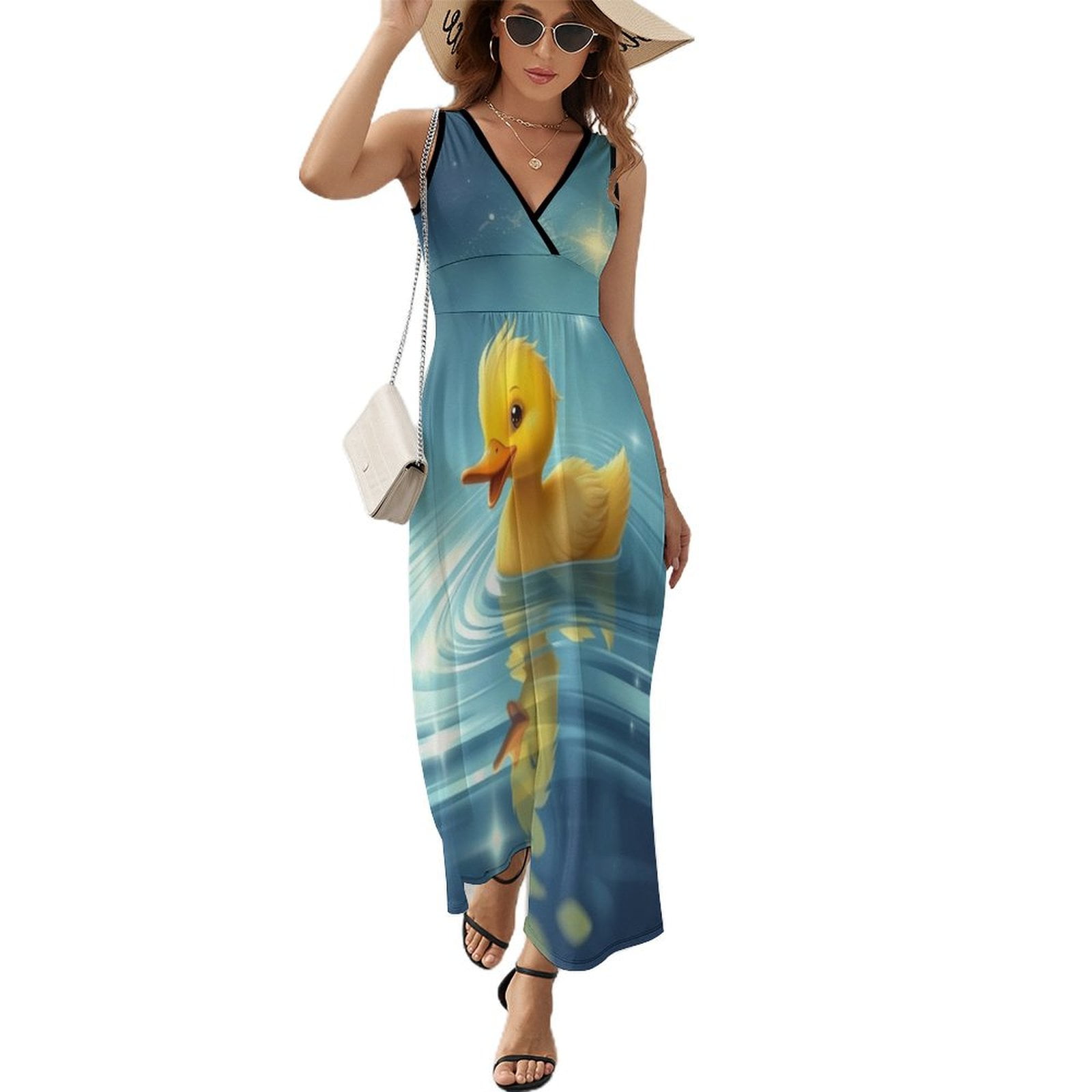 Rubber Duck Sleeveless Luxury Evening Dress For Women Party Dress ...