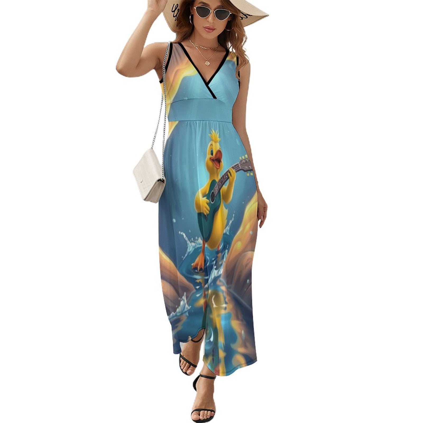 Rubber Duck Sleeveless Luxury Evening Dress For Women Party Dress ...