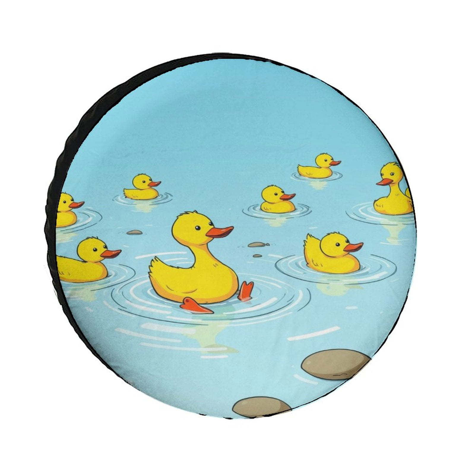 Rubber Duck Spare Tire Cover Dust-Proof Wheel Tire Cover Fit Trailer ...