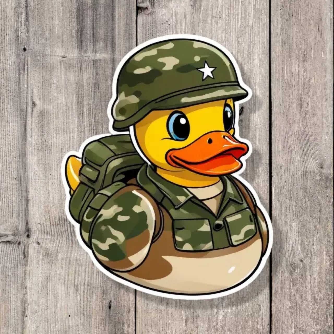 Rubber Duck Sticker 3" Army Military Combat Usa Troops Support Sticker ...