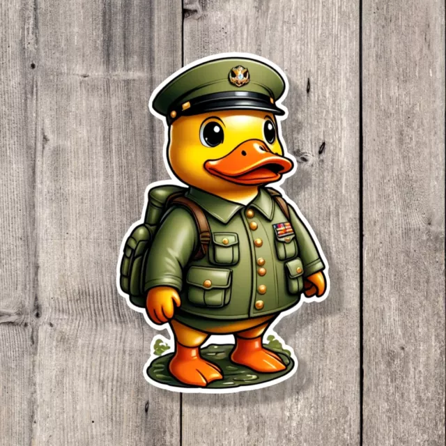 Rubber Duck Sticker 3" Army Military Combat Usa Troops Support Sticker ...