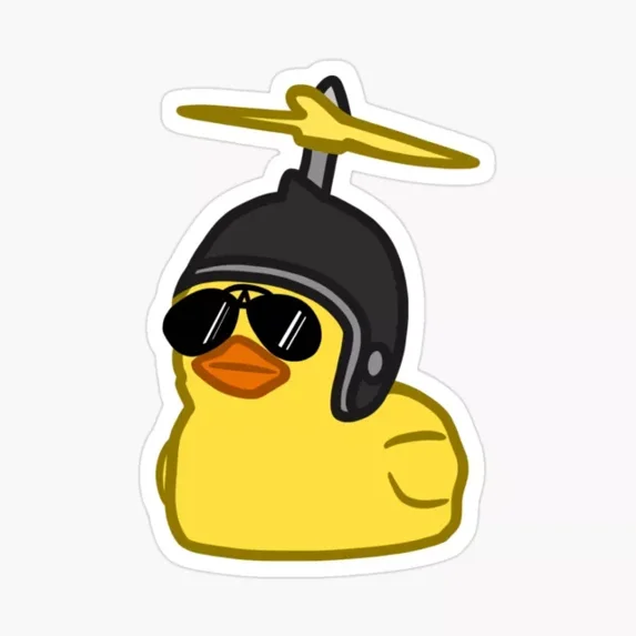 Rubber Duck Sticker For Car, Truck Phone Decal Water Bottle Stickers ...
