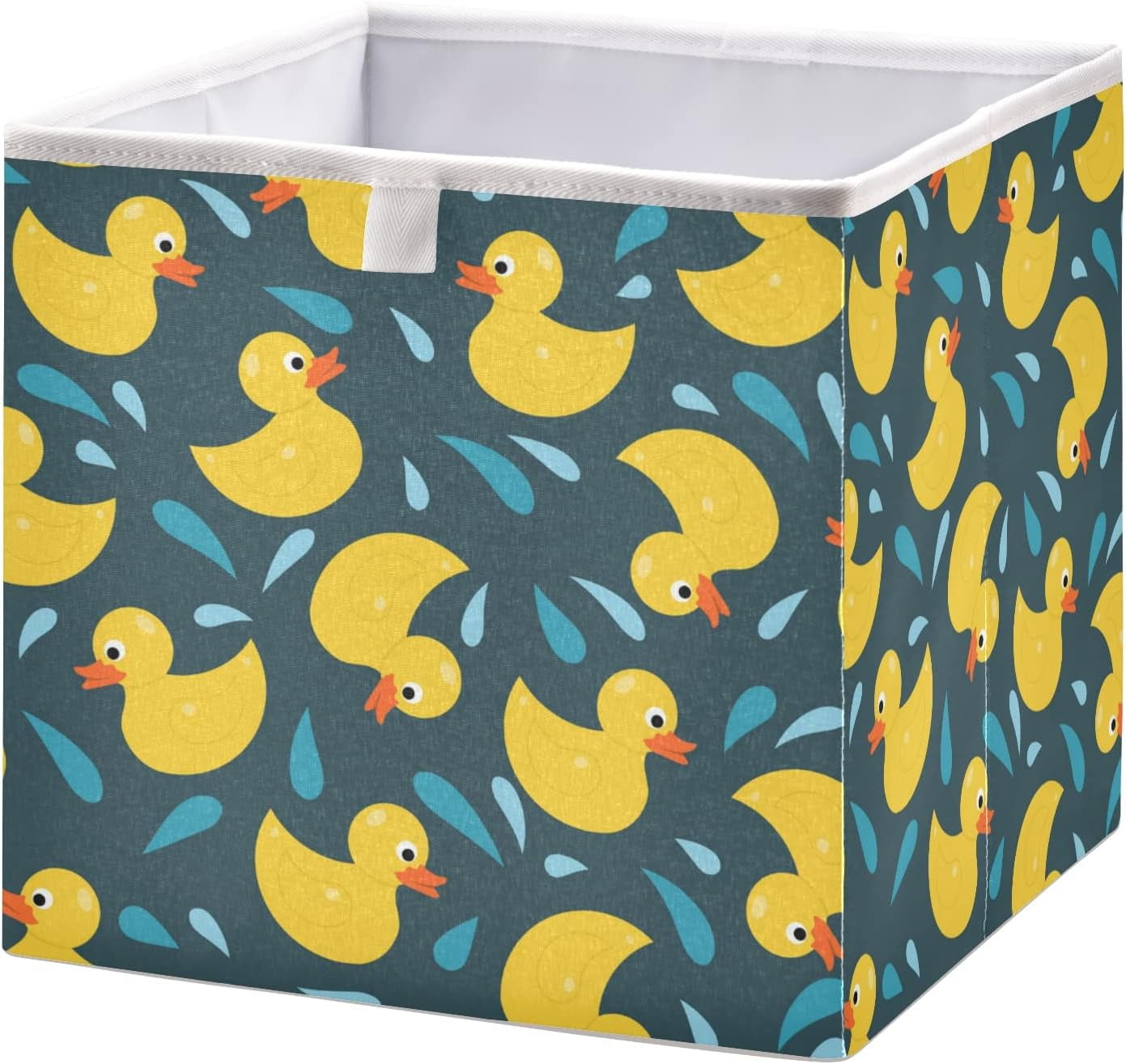 Rubber Duck Storage Baskets for Shelves Foldable Collapsible Storage ...