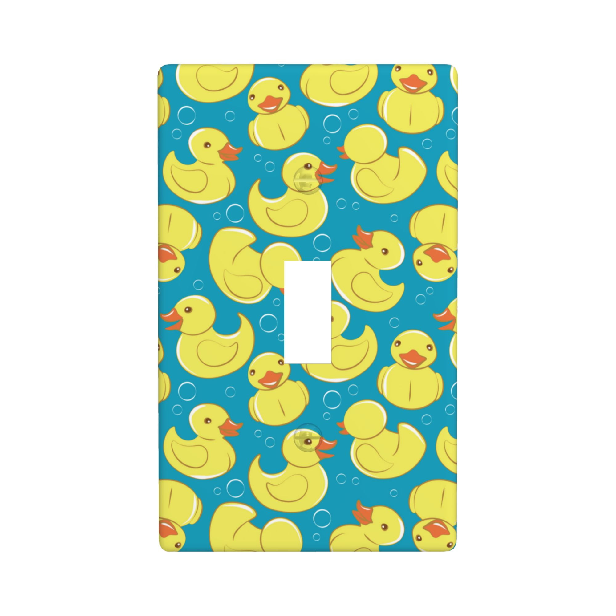 Rubber Duck Swimming Single Toggle Light Switch Plate Decorative Wall ...