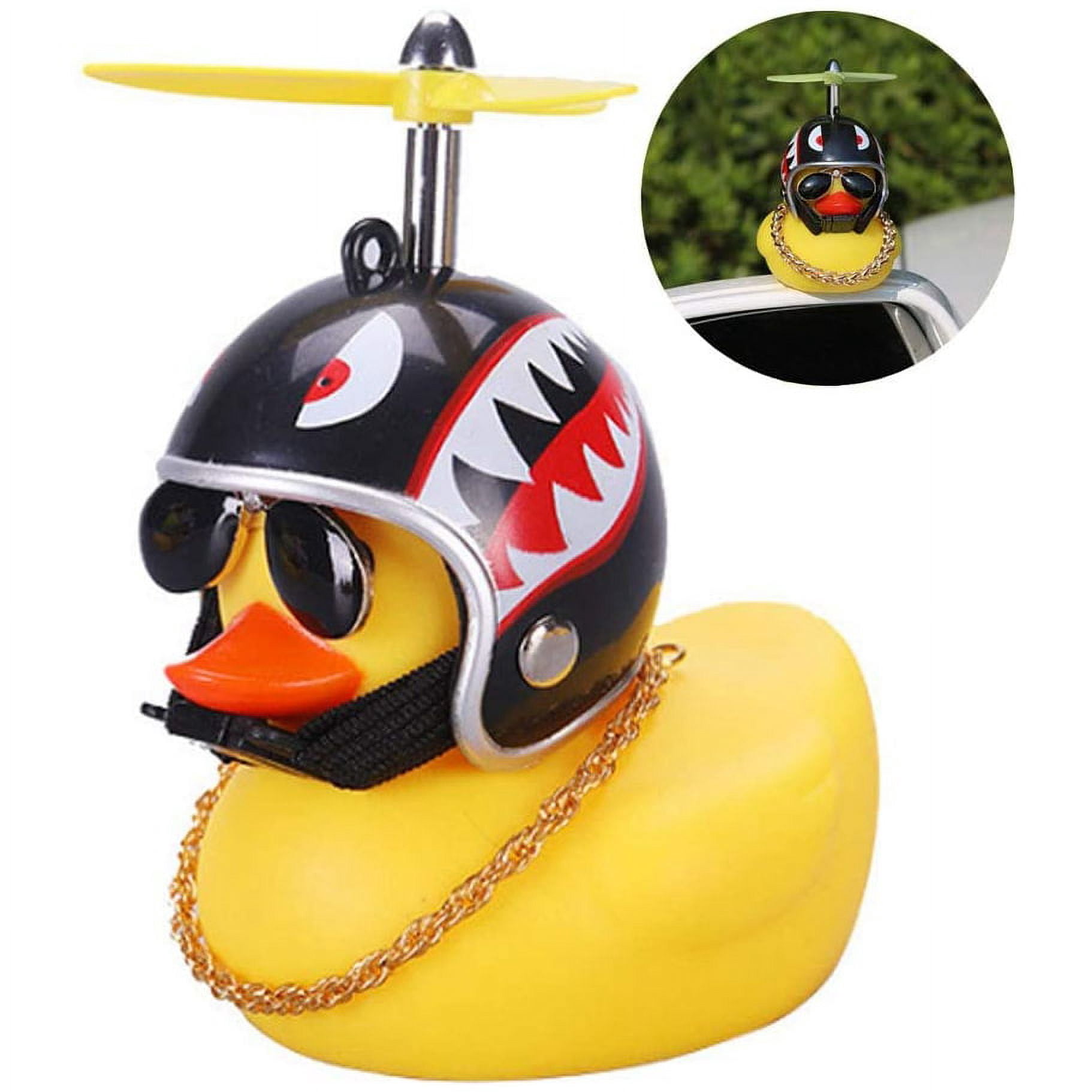 Rubber Duck Toy Car Ornaments Yellow Duck Car Dashboard Decorations ...