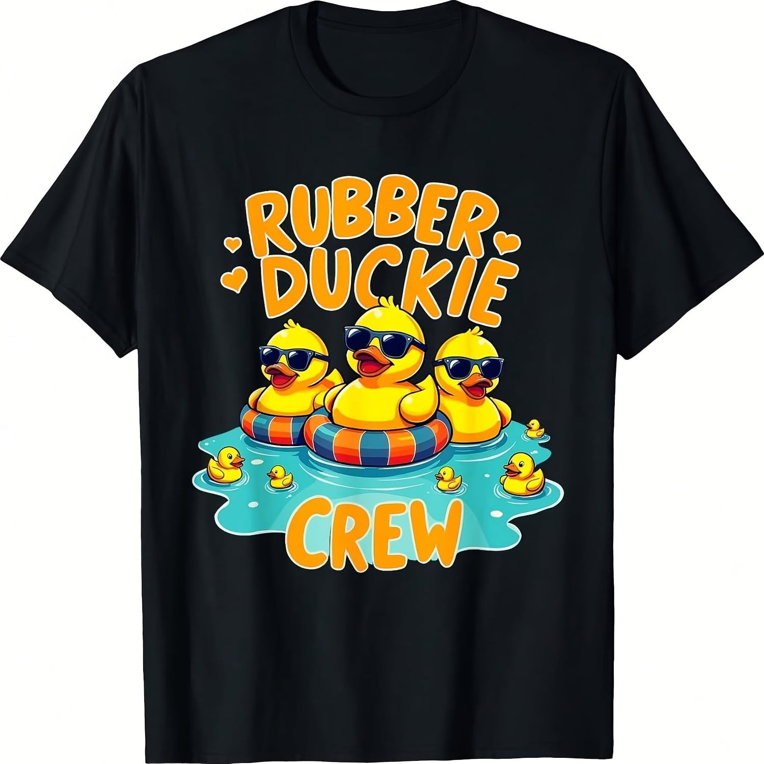 Rubber Duckie Crew Funny Duck Rubber Ducky Duckie Bath Toy T ...