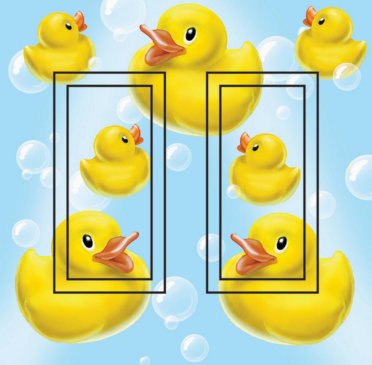 Rubber Ducky Double Rocker SwitchStix Peel and Stick Art Deco Switch ...
