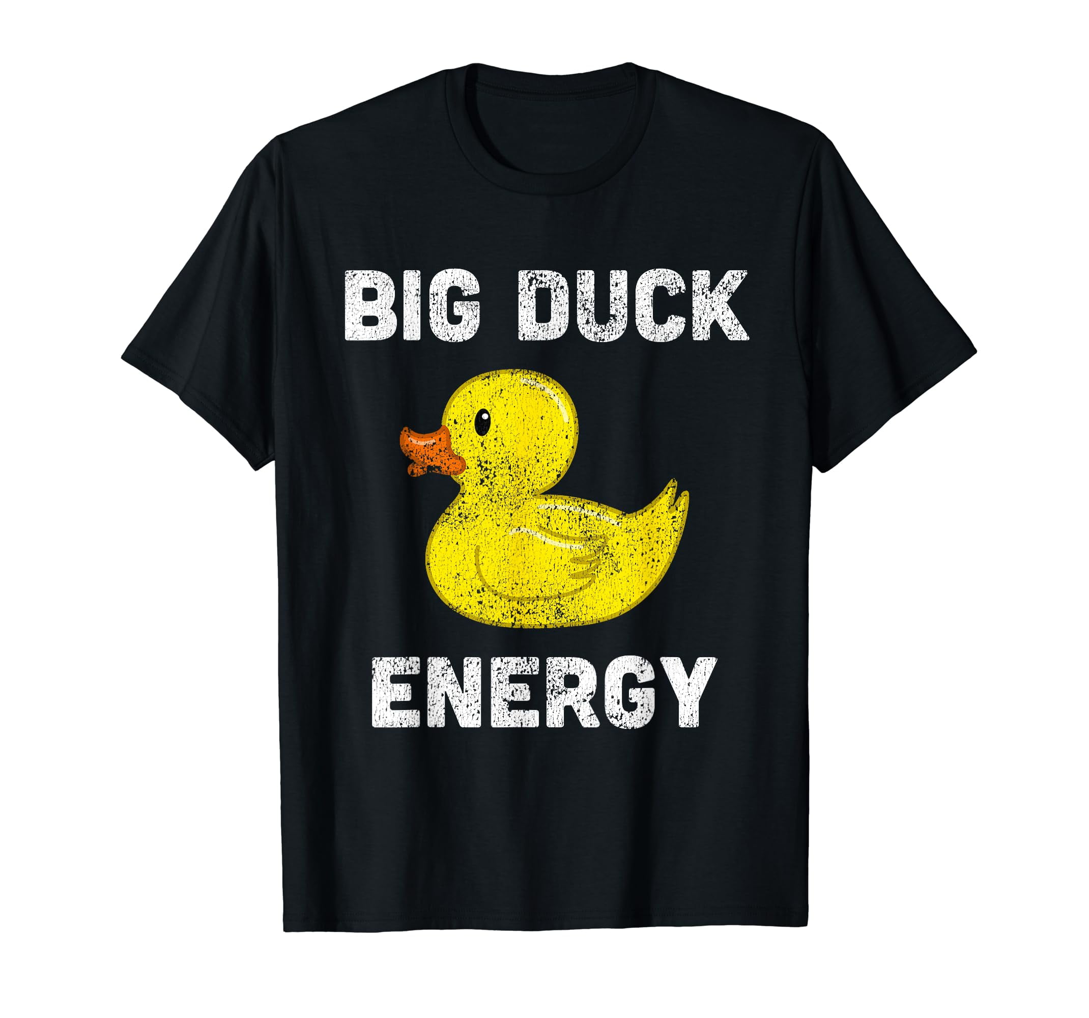 Rubber Ducky, Funny Meme, Big Duck Energy Black T-Shirt - Walmart.com