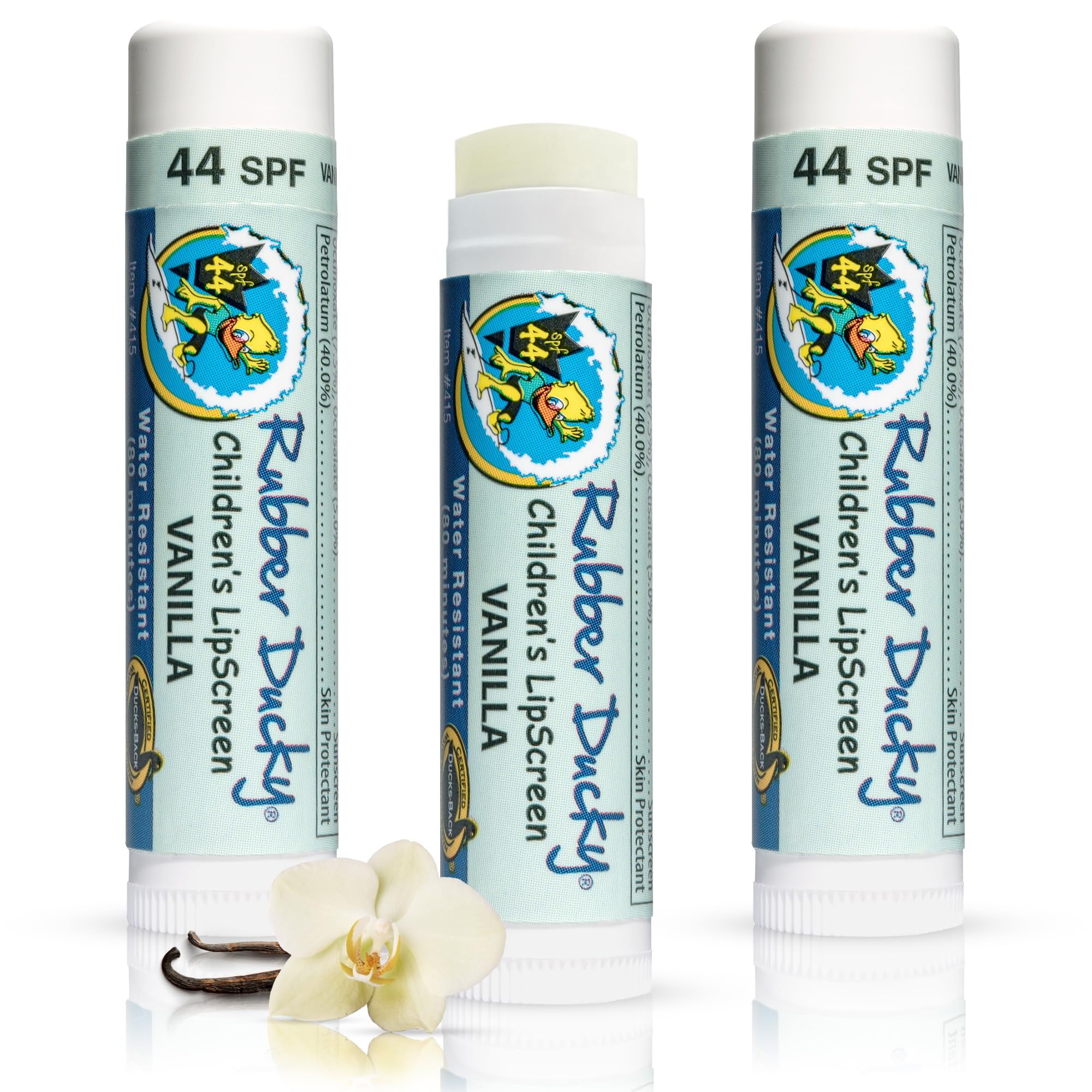 Rubber Ducky Lip Balm SPF 44 Children's Lip Sunscreen | Water Resistant ...
