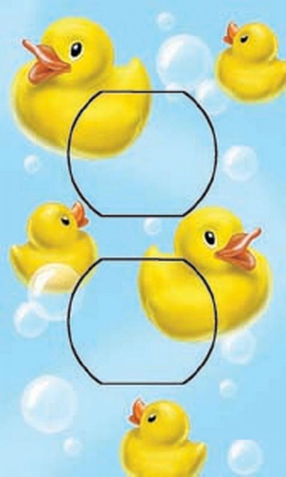 Rubber Ducky Single Duplex SwitchStix Peel and Stick Art Deco Outlet ...