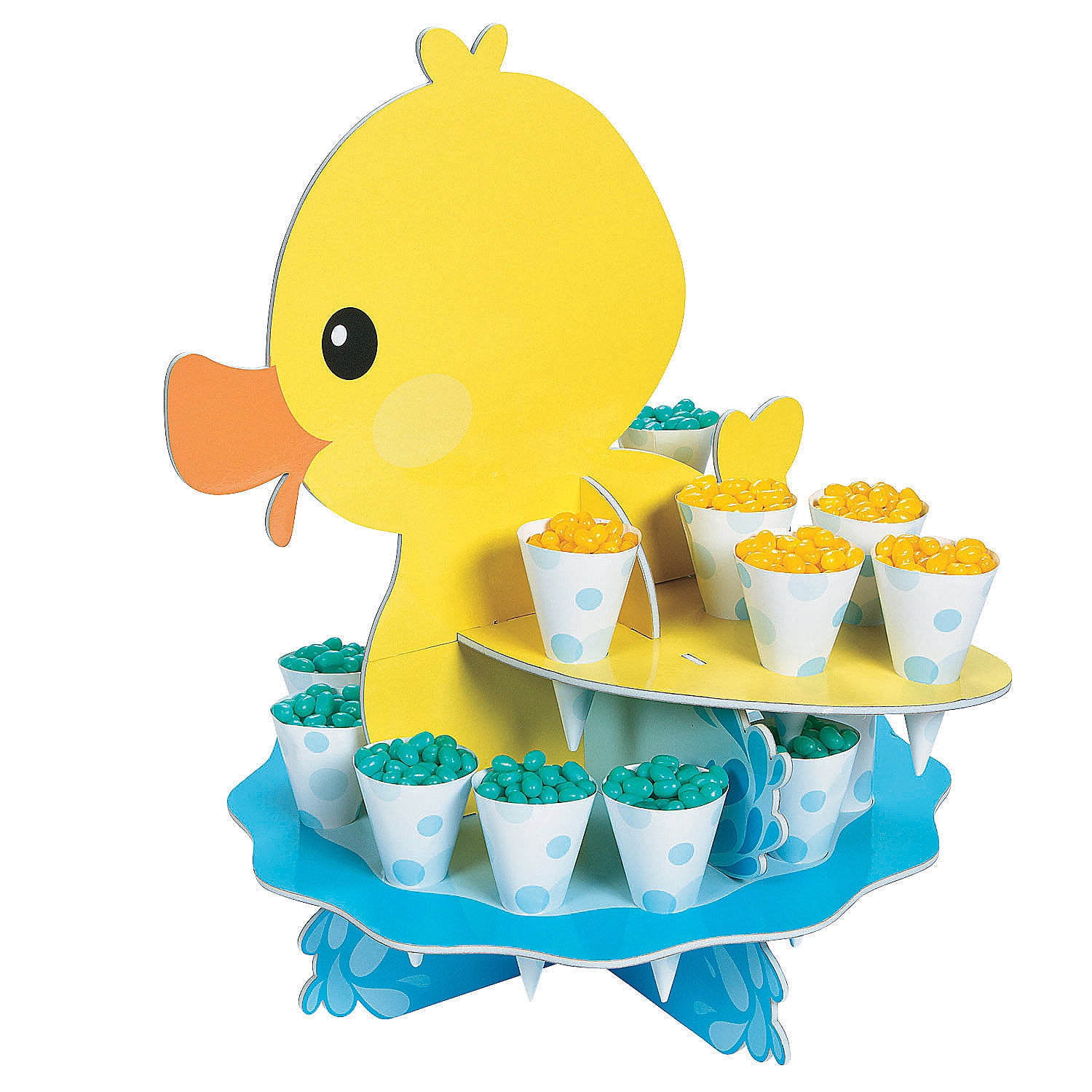 Rubber Ducky Treat Stand W/Cones - Party Supplies - 1 Piece - Walmart.com