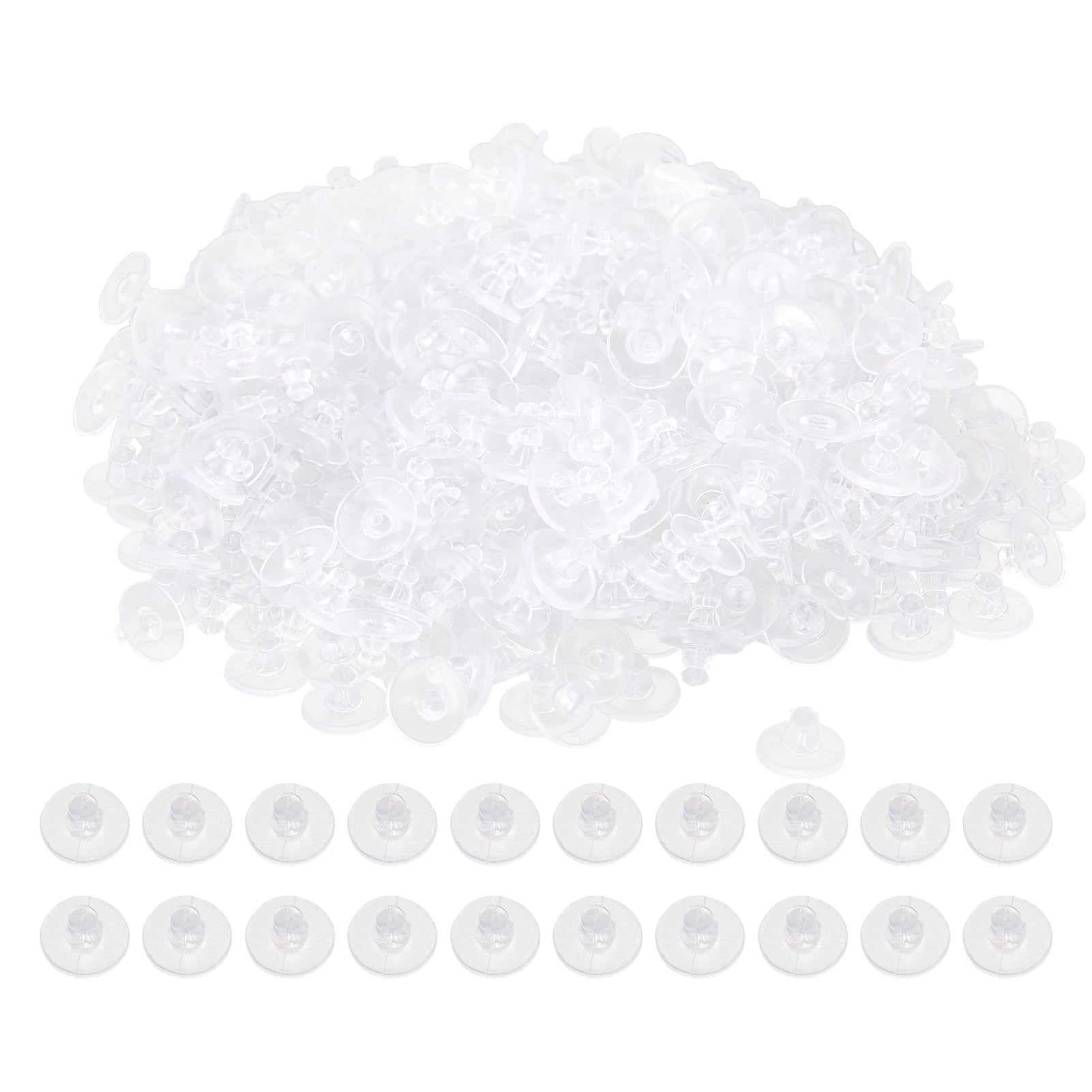 Rubber Earring Backs, Clear Earring Backs Small and Portable, Earring ...
