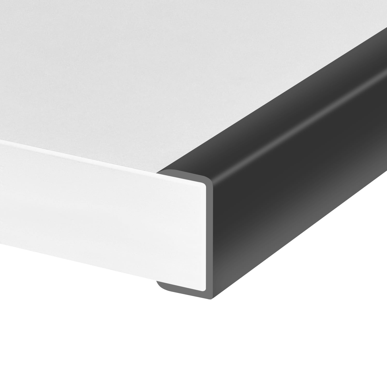 Rubber Edge Trim 1-1/2 Inches Self-adhesive U Protector For Woods ...