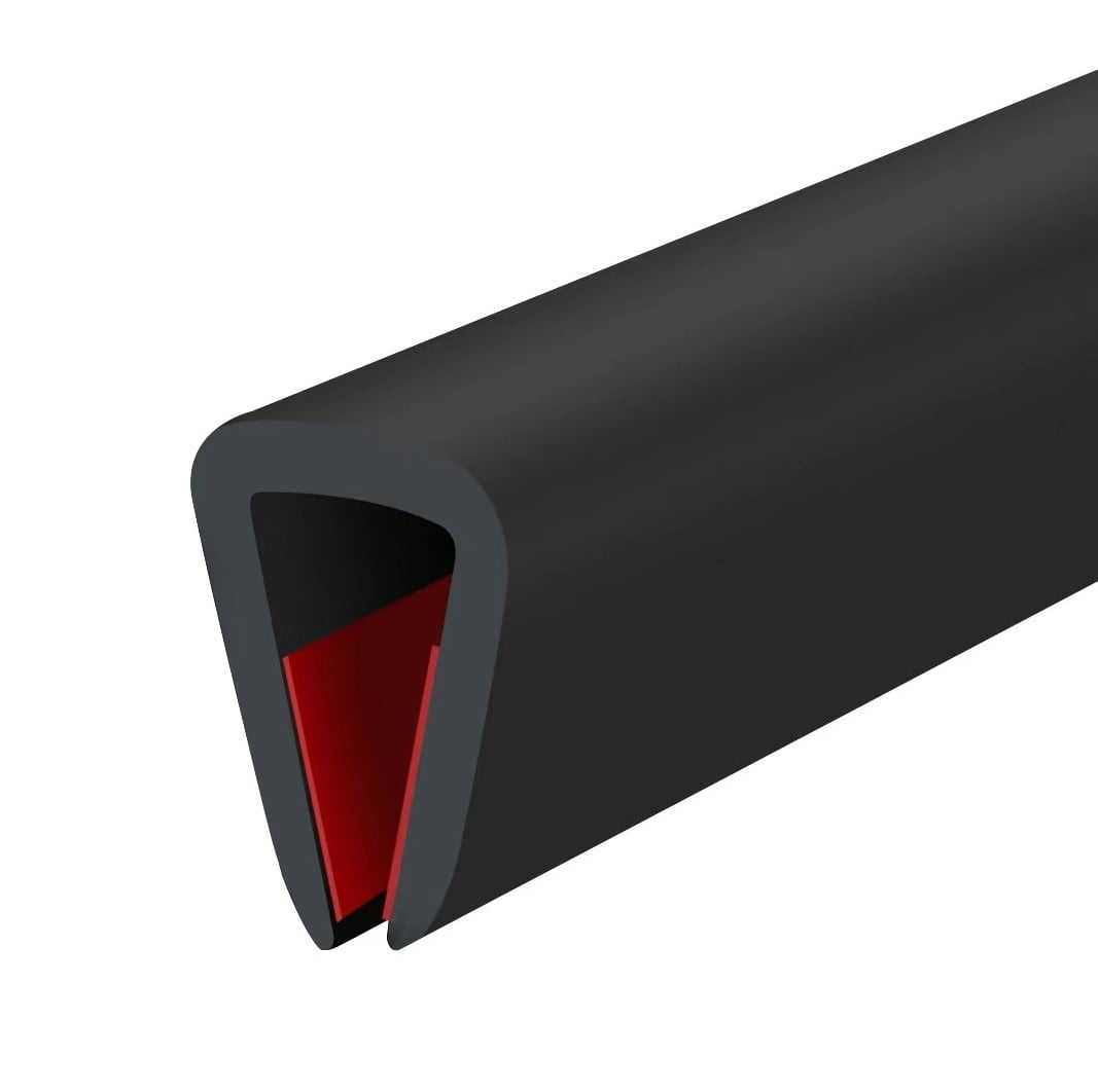 Rubber Edge Trim, Self-Adhesive Rubber Edge Trim, Edge Protector for 1/ ...