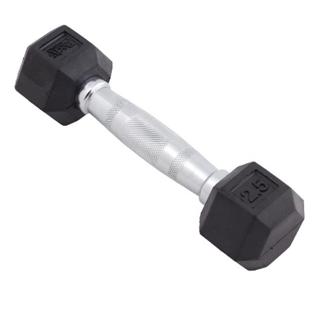 Rubber Encased Hex Dumbbell, 45 lbs - Walmart.com