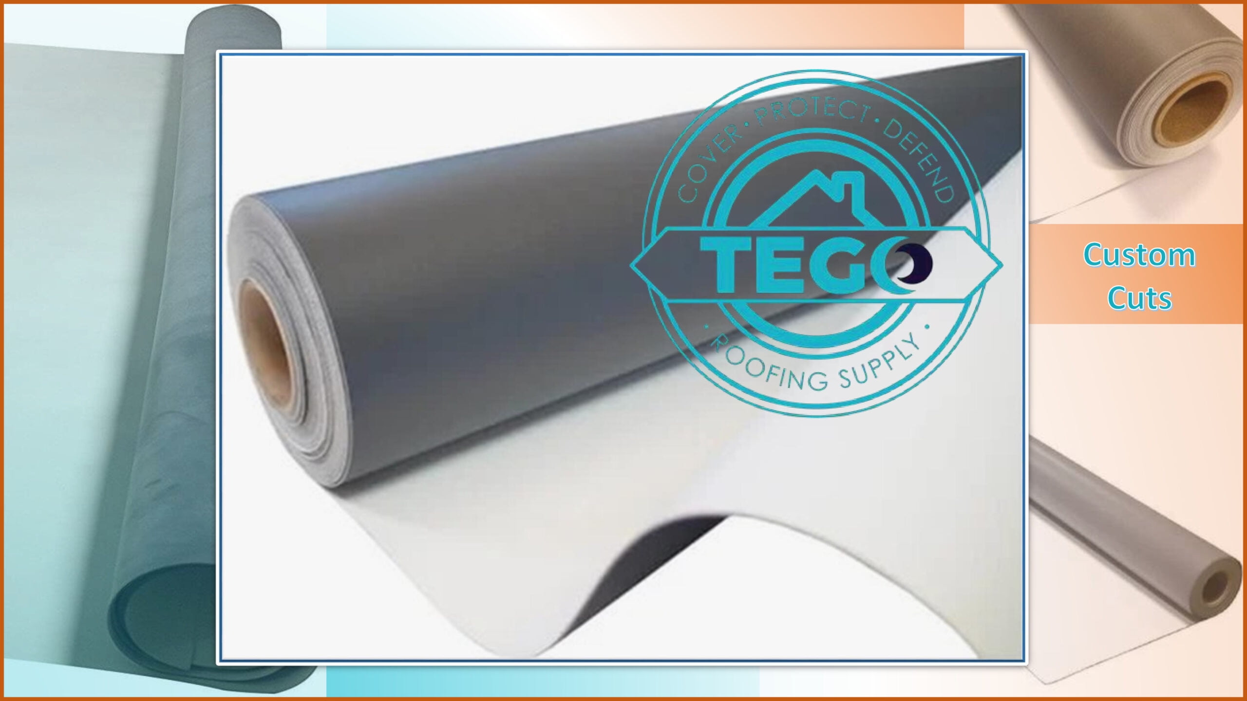 Rubber Flat Roofing 10' X 15' 60 Mil White EPDM - Tego Roofing Supply ...