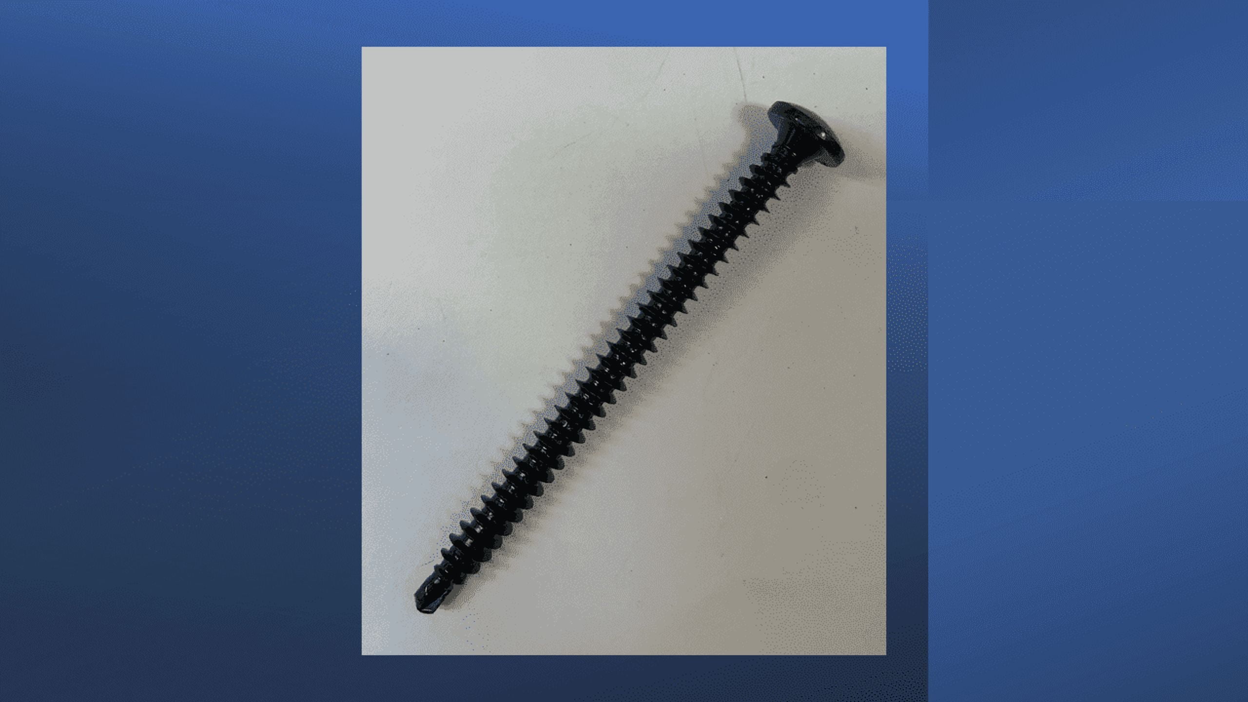 Rubber Flat Roofing SCREWS BLACK 2-7/8" (250 count opened and divided ...