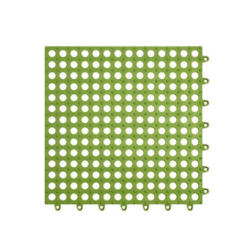 Rubber Floor Tiles Soft PVC Non-Slip Tile Splicing Shower Mat Outdoor ...