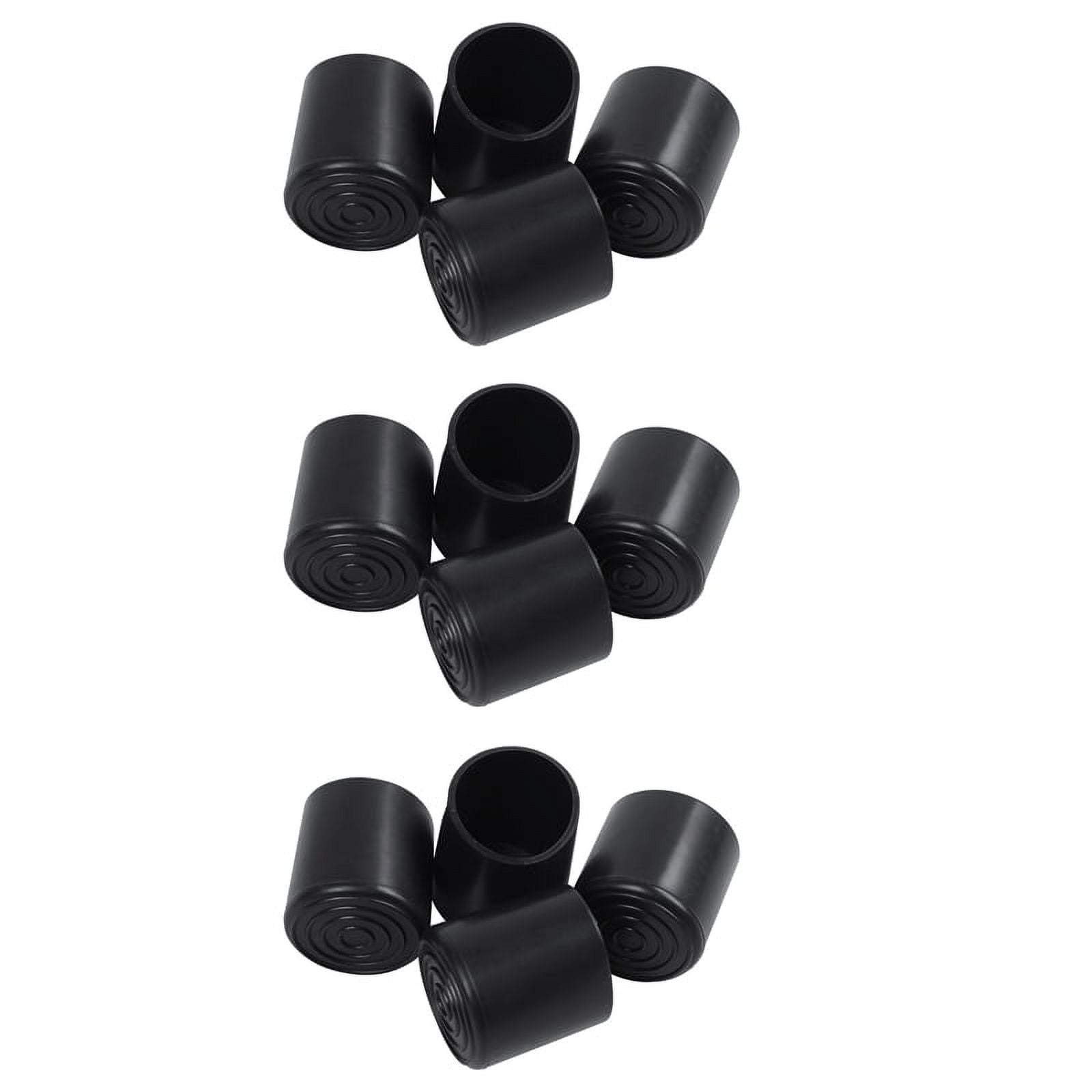 Rubber Furniture Crutch Feet Stool Chair Leg Tip Pad 12Pcs Black,12 x ...