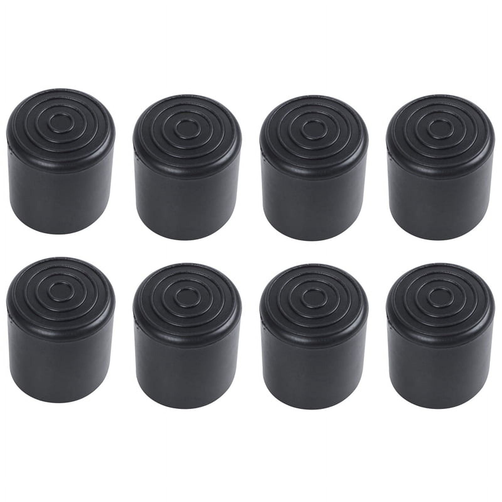 Rubber Furniture Crutch Feet Stool Chair Leg Tip Pad 8Pcs Black ...