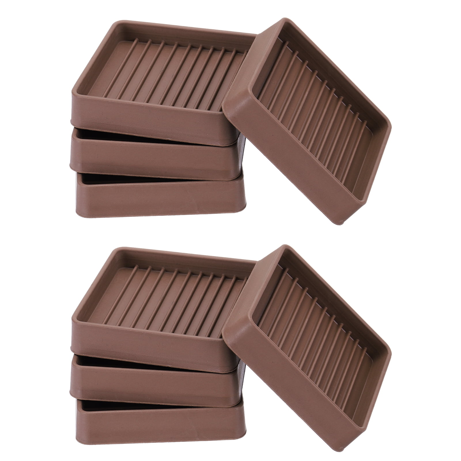 Uxcell 4Pcs Furniture Pads Non-Slip Furniture Coasters Square Caster ...