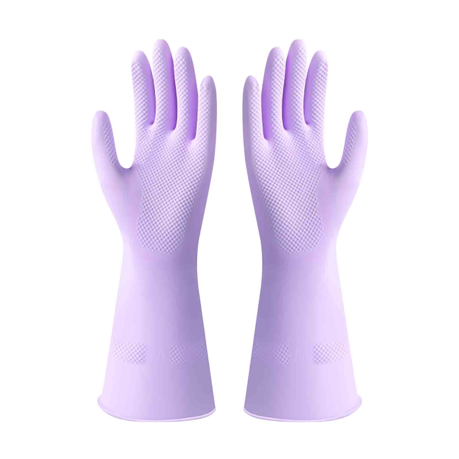 Rubber Gloves For Cleaning,Kitchen Rubber Gloves Small,Rubber Thickened ...