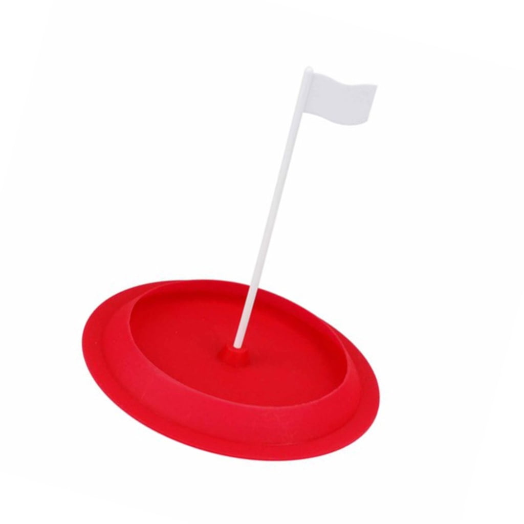 Rubber Golf Practice Hole Putting Cup with Flags for Indoor Outdoor ...