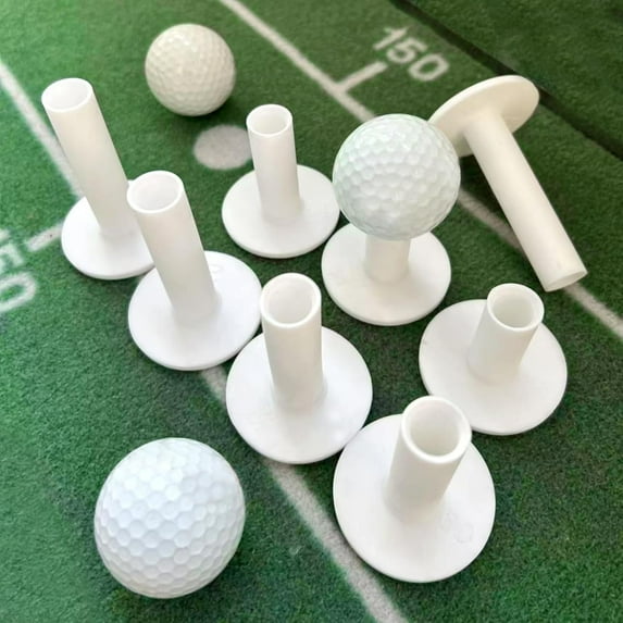Rubber Golf Tees for Driving Range & Indoor Simulators - 8 Pack Mixed ...