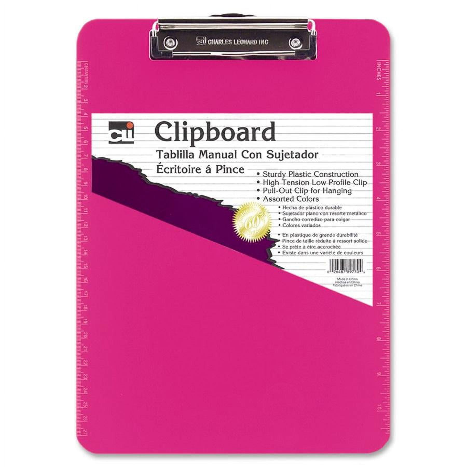 Rubber Grip Plastic Clipboards - Walmart.com