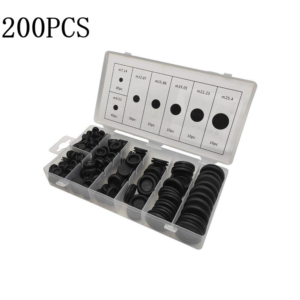 Rubber Grommet Protective Coil Firewall Hole Plug Retaining Ring Car ...