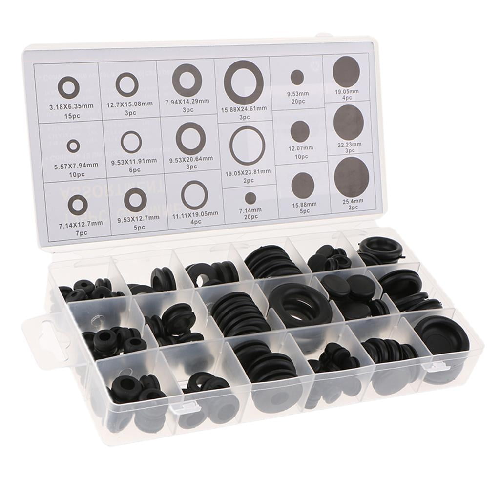 Rubber Grommet s Electrical Conductor Gasket Set For Car Wire Plug And ...