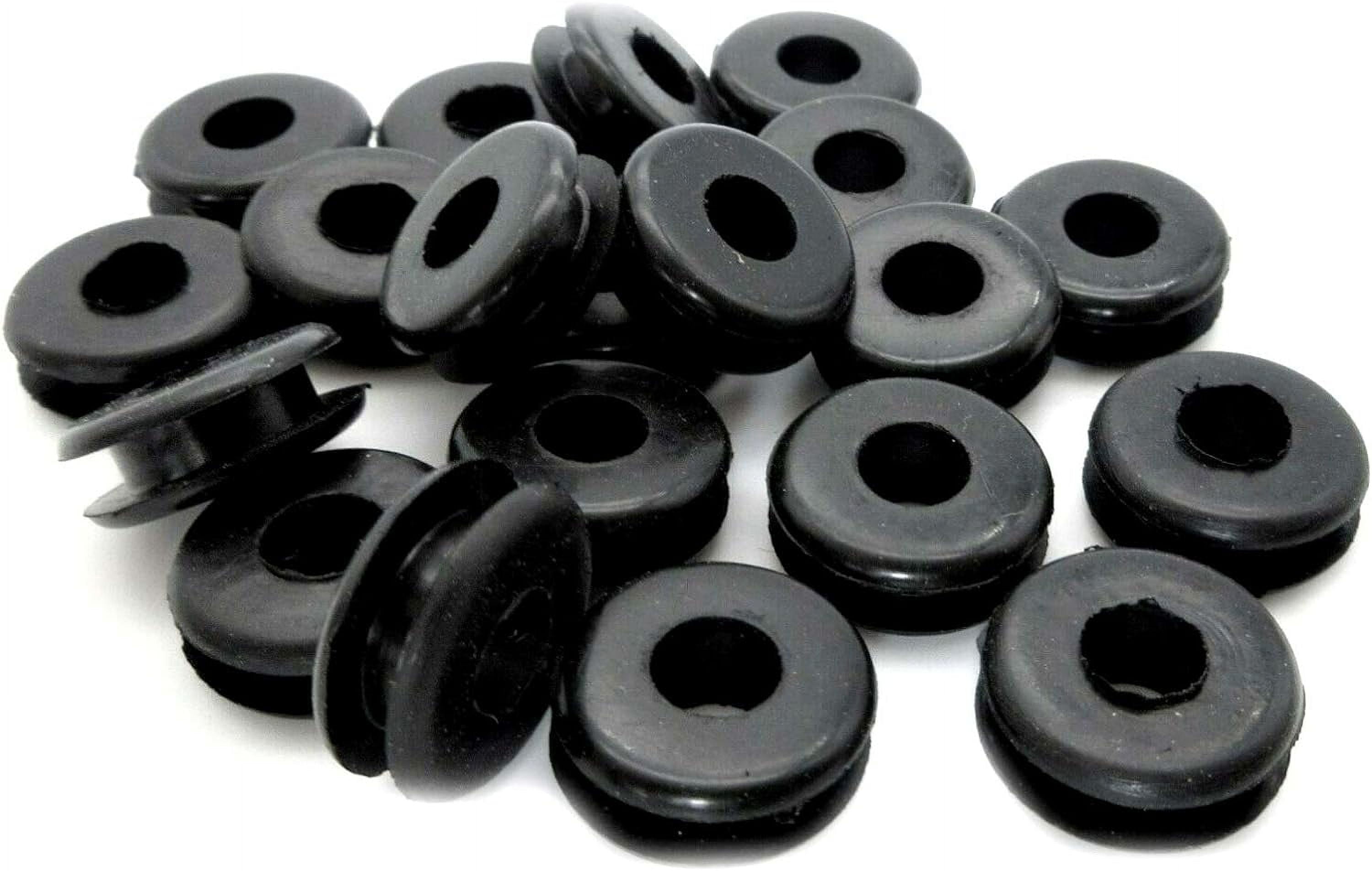 Rubber Grommets for 7/16" Panel Hole - 1/4” ID X 5/8" OD, Fits 1/8 ...