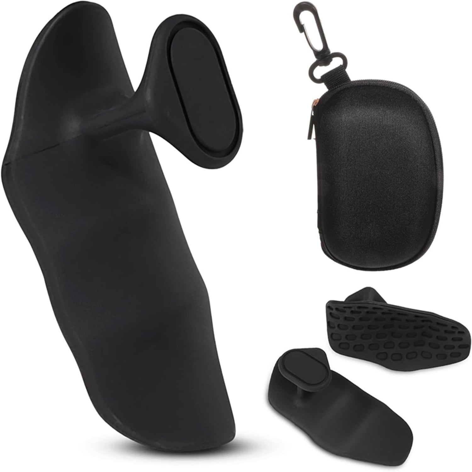 Rubber Gym Grips Fingerless Workout Gym Gloves, Pull Up Grips for Men ...