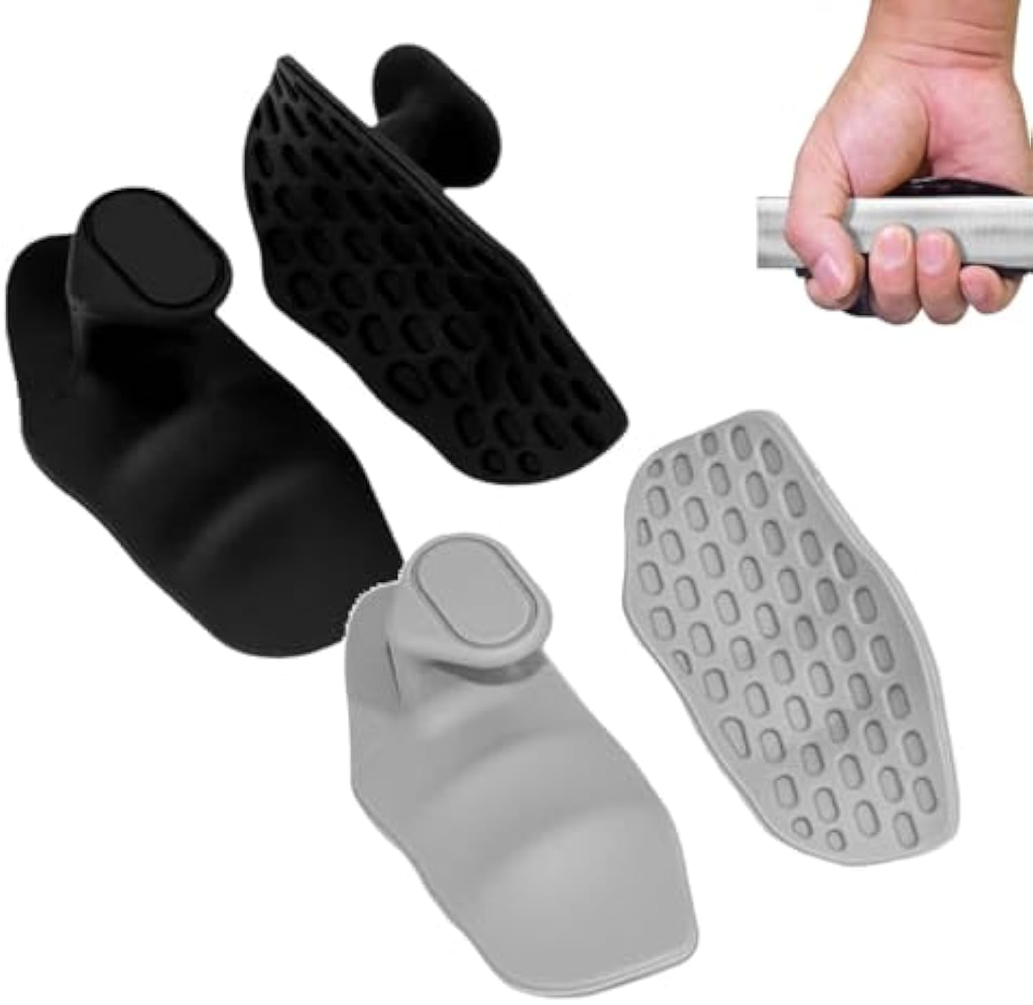 Rubber Gym Grips Fingerless Workout Gym Gloves, Workout Grips for Men ...