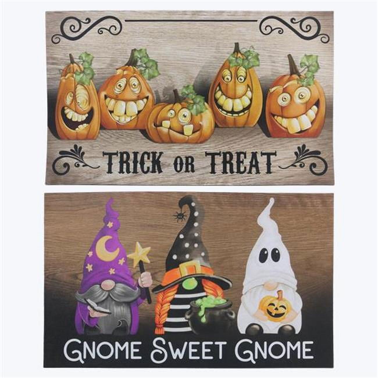 Rubber Halloween Welcome Mat, Assorted Color - 2 Piece - Walmart.com
