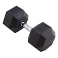 Rubber Hex Dumbbell - Single Hand Weight for Strength Training - Home ...