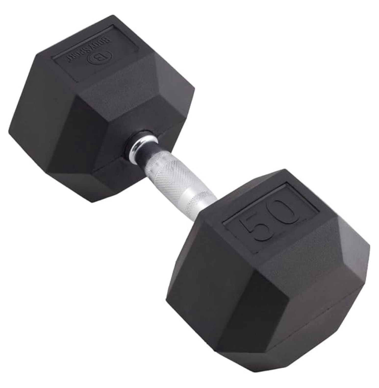 Rubber Hex Dumbbell – Single Weight for Strength Training – Home Gym ...